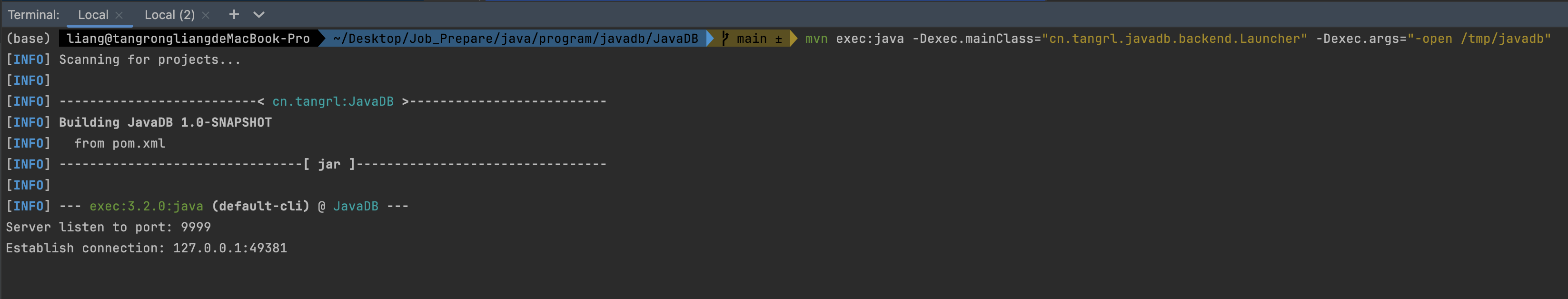 Github Rongliangtangjavadb Javadb 是一个 基于 Java 实现的简单数据库。